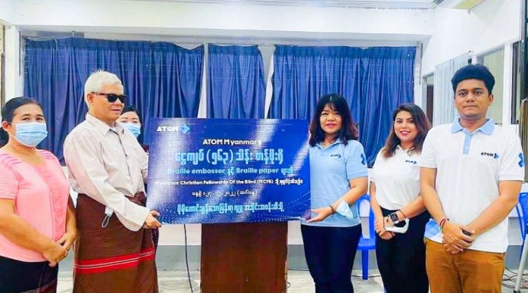ATOM's Advancing Life and Education | Myanmar Tech Press